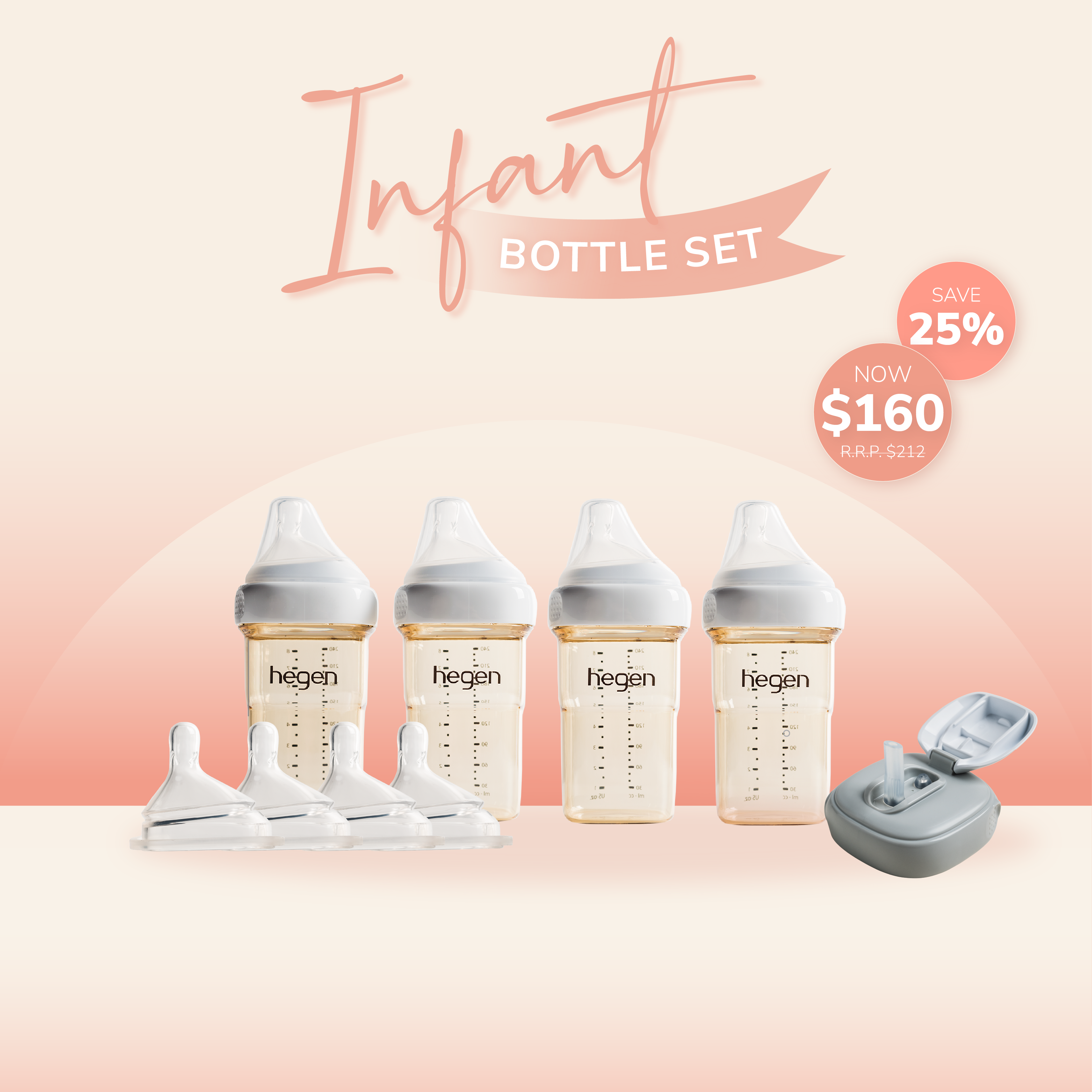 Hegen Infant Bottle Set – Hegen Australia